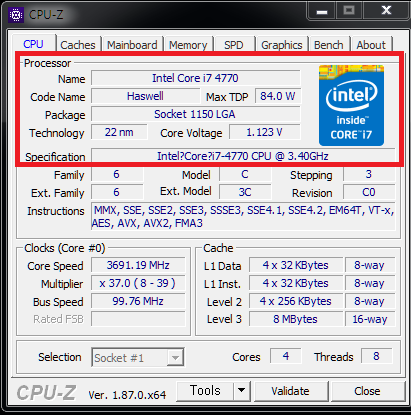 CPU-Z CPU, 메모리, 메인보드, 그래픽카드 제조사 및 이름 확인 프로그램 다운로드 : 네이버 블로그