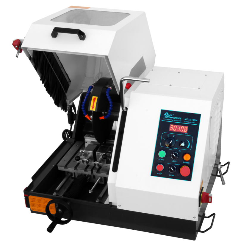 Metallographic Abrasive Cutters 시편 절단기 MEGA-T300, T300V Abrasive Saw ...