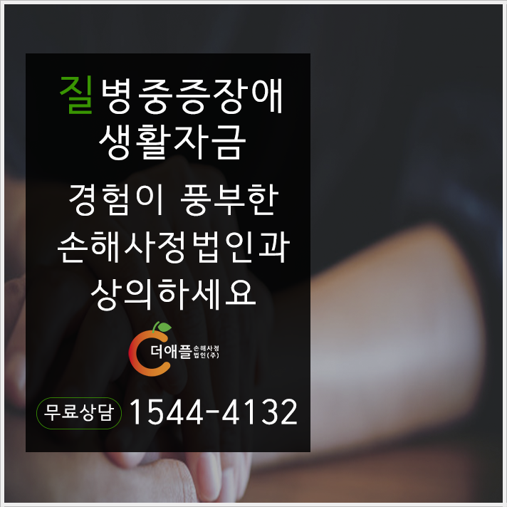질병중증장애123급 생활자금 보상사례 네이버 블로그