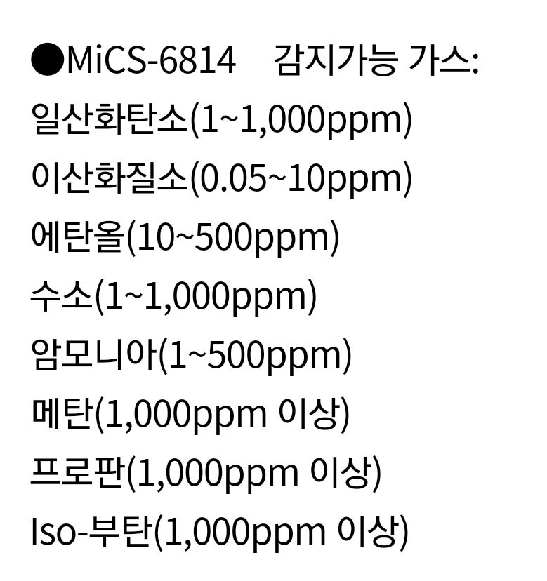 MiCS 소형 MOS 센서 MiCS-6814 : 네이버 블로그