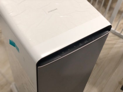 삼성큐브공기청정기 AX9500후기 : 심플하고 예쁘다 : 네이버 블로그