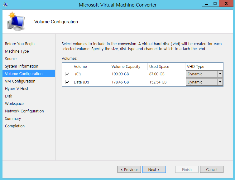 [Hyper-V] P2V : Microsoft Virtual Machine Converter 3.1 : 네이버 블로그