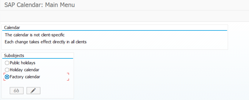 [SAP ABAP] Factory Calendar 셋팅법 이해 : 네이버 블로그