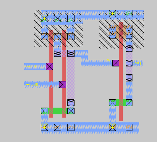 CMOS의 NAND 및 AND gate layout 및 trans analysis : 네이버 블로그