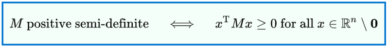 [선형대수] Positive definite VS. Positive semi-definite matrix 간략 정의 비교 ...