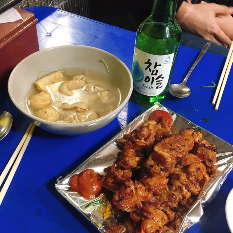 신대방역맛집 신대방 포장마차거리 원조닭꼬치 서울 포장마차 네이버 블로그