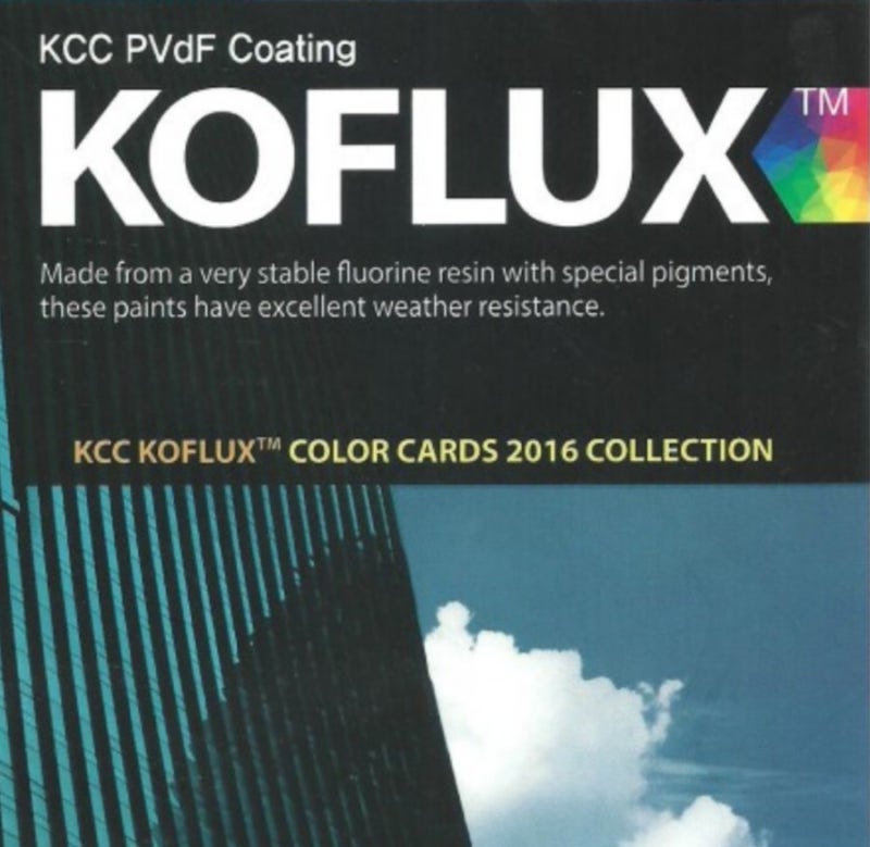 KCC PVdF Coating KOFLUX 불소색견본 : 네이버 블로그