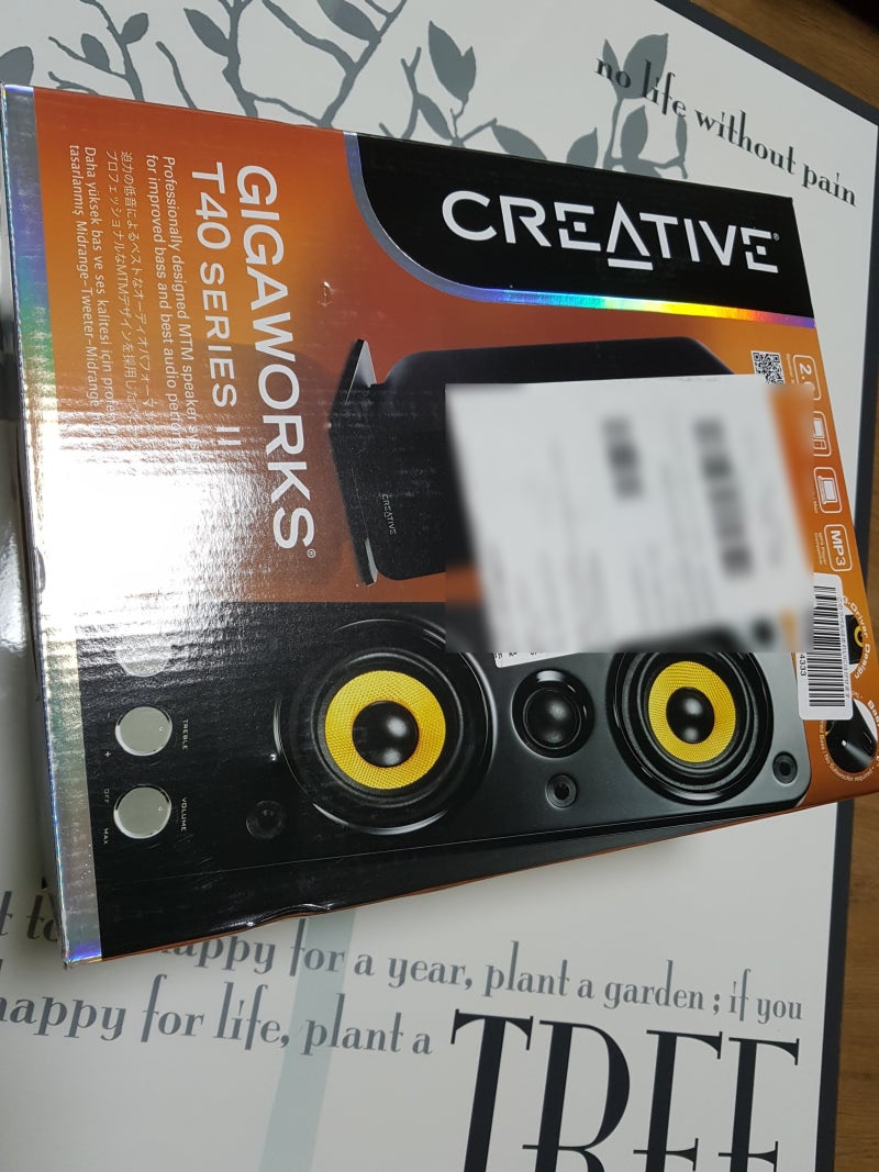 스피커 지름 : 크리에이티브 기가웍스 T40 ii : 네이버 블로그