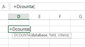 엑셀 Dcount, Dcounta 함수 사용하기 : 네이버 블로그