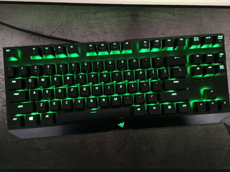 레이저 키보드 블랙위도우 크로마 녹축 RAZER감성! : 네이버 블로그