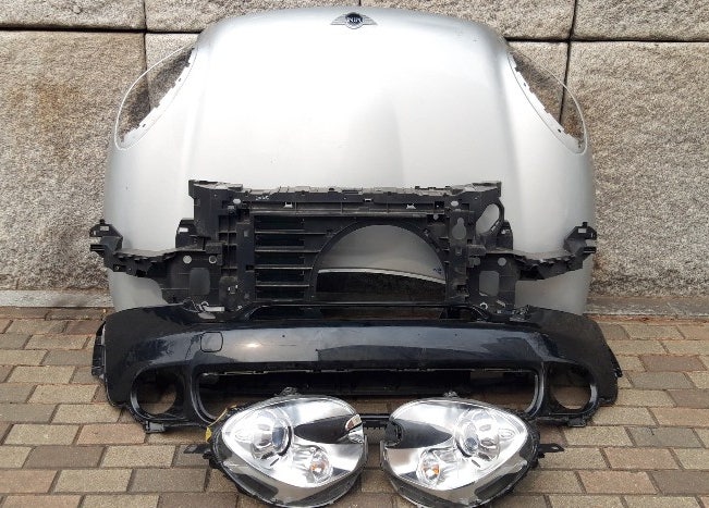 bmw 미니 컨트리맨 사고차!중고부품으로 주문하기! 쿠퍼 클럽맨 중고부품과 헤드라이트 범퍼 사이드미러 라디에이터 교환하기 ...