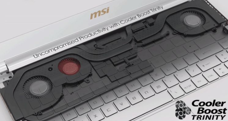 MSI P65 CREATOR의 쿨링 시스템- COOLER BOOST TRINITY : 네이버 블로그