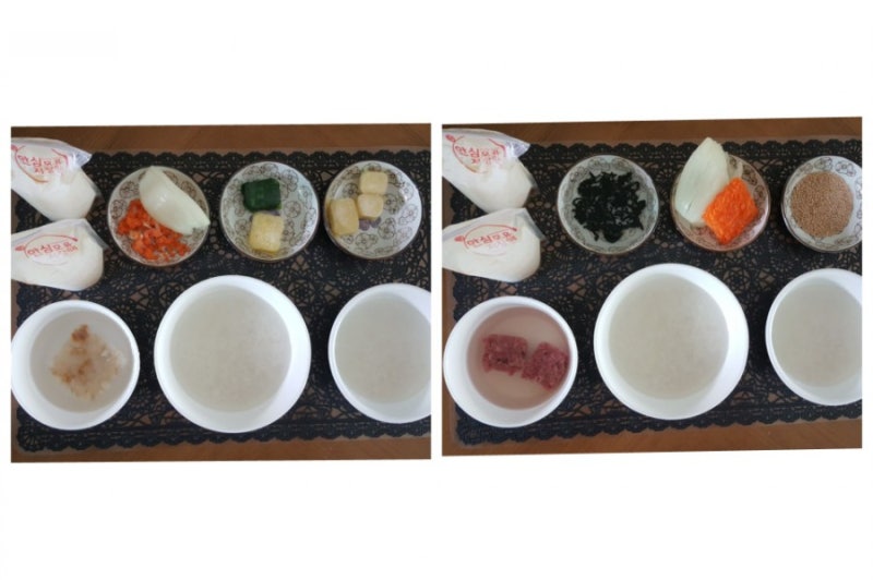 중기 밥솥 이유식 소고기 야채 미역 참깨죽 흰 살 생선 야채 고구마죽 불린 쌀찹쌀 사용 네이버 블로그