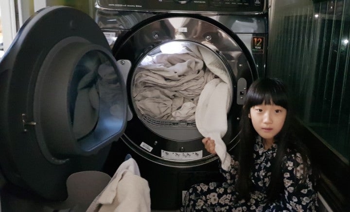 삼성 건조기 그랑데 대용량 16kg 사용 후기 대가족 이불도 걱정없어 네이버 블로그