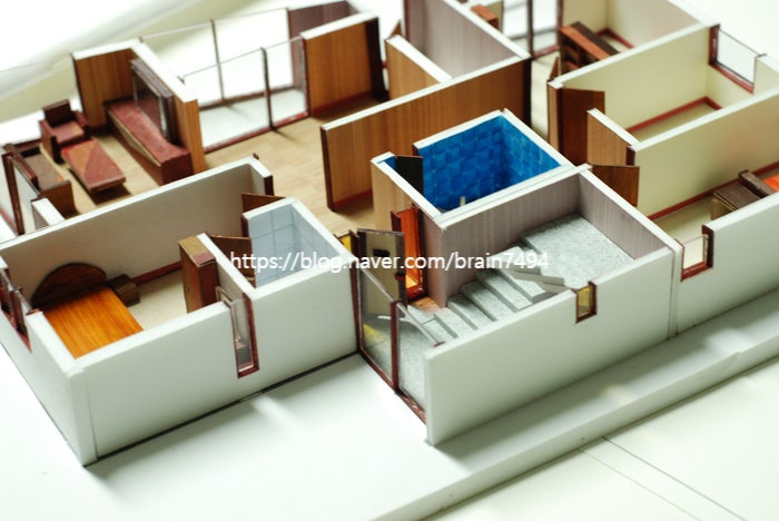 AMOS DESIGN/ 아모스 건축모형 - 실내공간계획모형_3. Room Interior Model_과제물 中~ : 네이버 블로그
