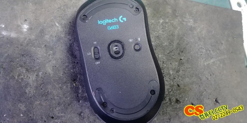 로지텍G G603 휠오동작, 휠을 움직이면 반대로 동작하거나 휠이 튀는 불량 증상 로지텍마우스수리 했습니다. : 네이버 블로그