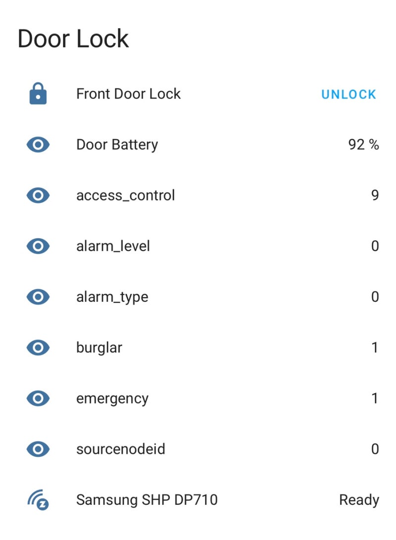 SHP-DP710 삼성 도어락 zwave 연동 : 네이버 블로그