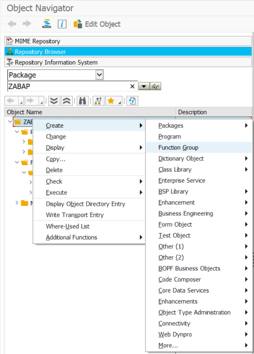 [SAP ABAP] Function Group 만들기 : 네이버 블로그
