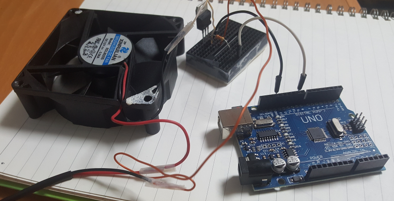 아두이노와 TIP120 을 이용해서 12V PWM 속도 조절 하기 : 네이버 블로그