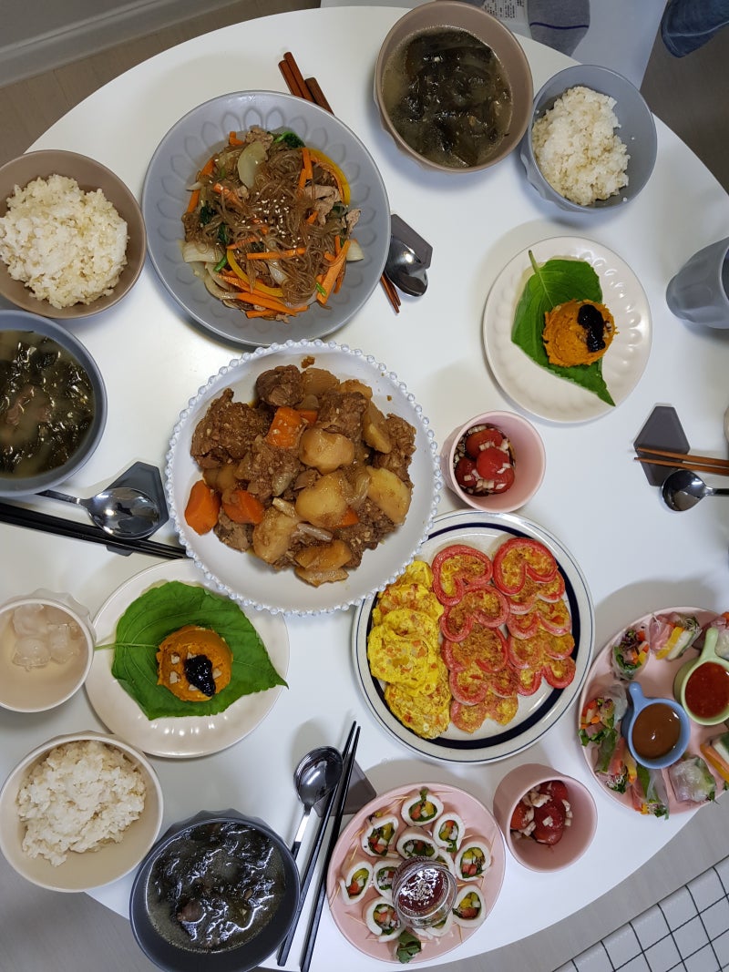 남편생일상 메뉴 생일상차림 맛보단 정성 네이버 블로그