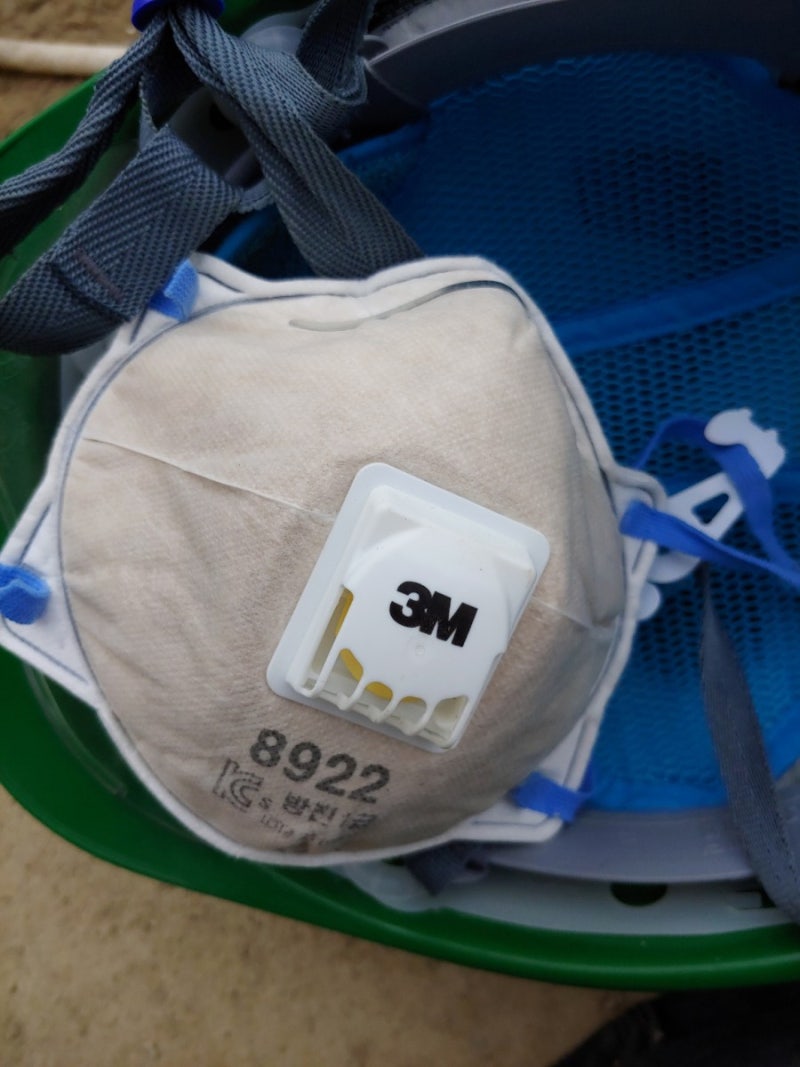 미세먼지, 건설현장 1급 현장 마스크 3m 8922 실 사용기 : 네이버 블로그