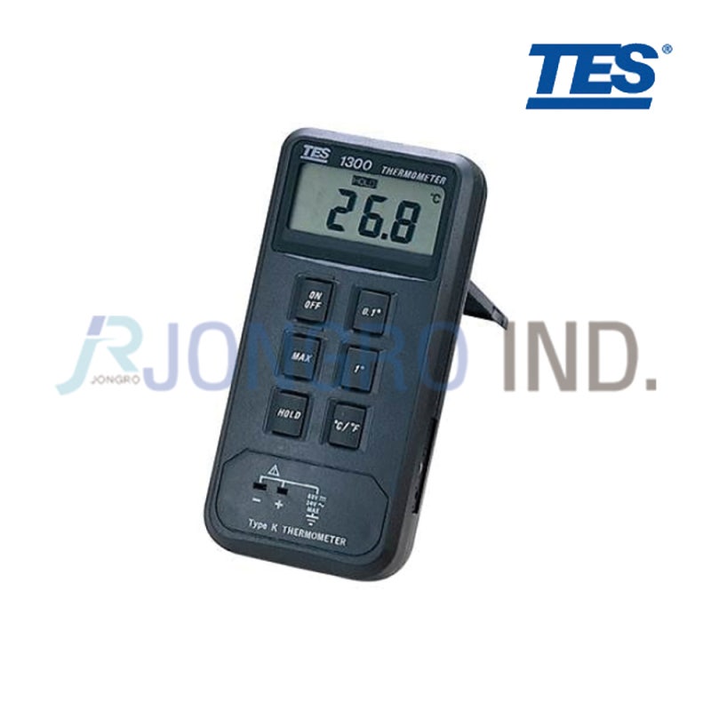TES 테스 TES-1300 저가형 온도계 Thermometer 디지털 온도계 Single Channel 온도측정기 온도테스터기 ...