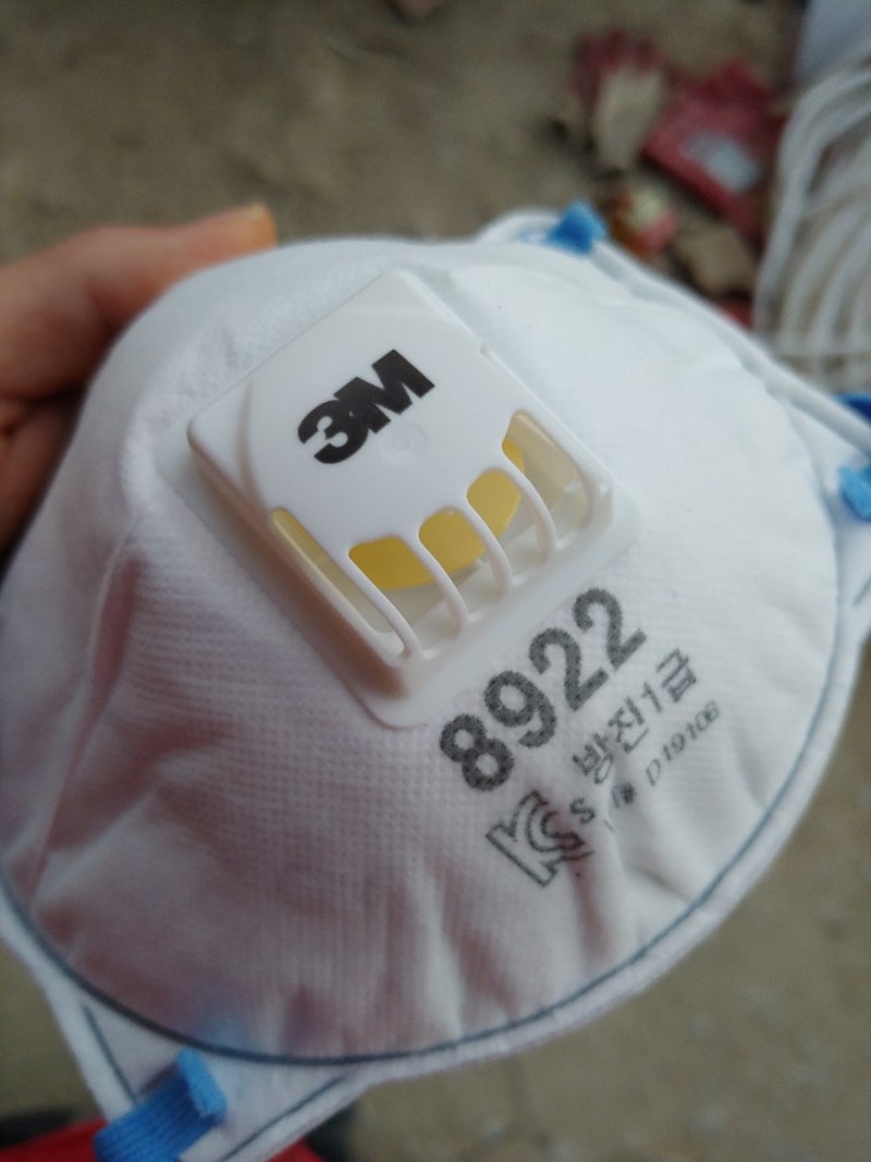 미세먼지, 건설현장 1급 현장 마스크 3m 8922 실 사용기 : 네이버 블로그