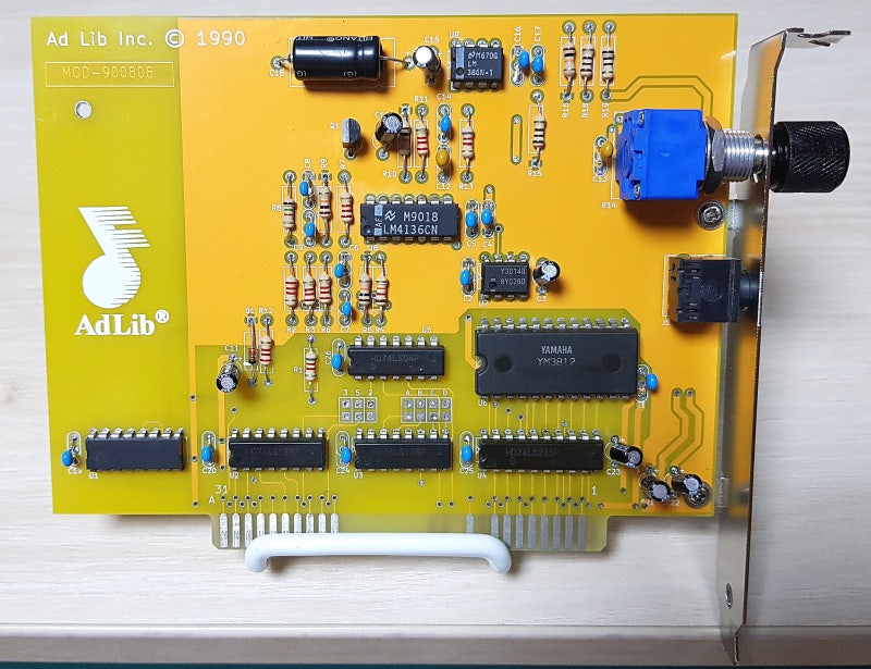 진정한 80년대 ~ 90년대 초반 사운드 카드 Tandy sound, ADLib sound(Replica Ver ...