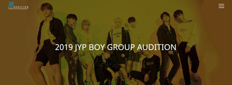 2019 JYP Entertainment AuDITION Boy group 남자 그룹 오디션 정보[광진구 성동구 보컬 실용음악 ...