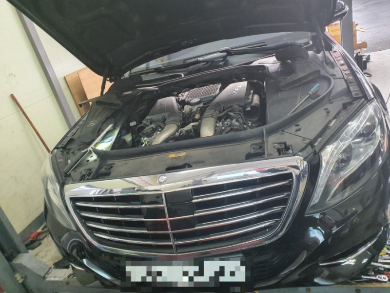 분당판교수입차정비 벤츠 W222 S500 냉각수 누수 수리 후기 및 사진자료 네이버 블로그