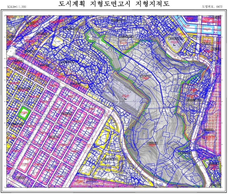 여수 도시계획시설도로사업 실시계획변경인가 및 지형도면 고시 네이버 블로그