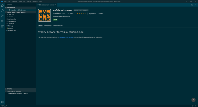 Lego MindStorm EV3 파이썬 개발환경 구축 - 파이썬, VS code 설치하기 : 네이버 블로그
