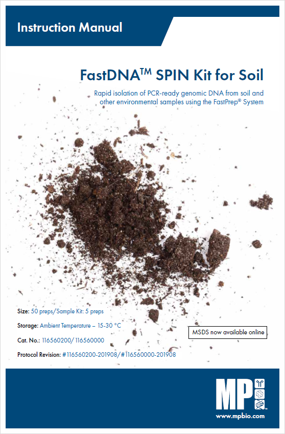 FastDNA SPIN Kit for Soil (영문) : 네이버 블로그
