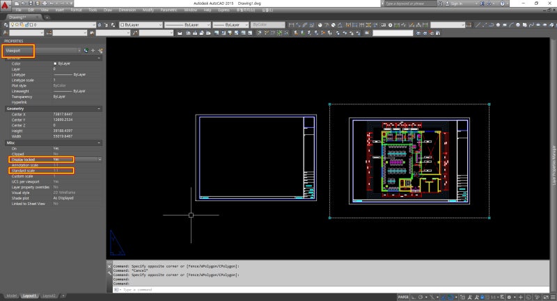 Auto CAD 캐드 인테리어 도면 MVIEW(엠뷰) 작업하기 : 네이버 블로그