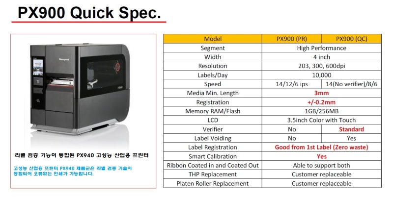 Honeywell_PX940 (바코드프린터+바코드검증) : 네이버 블로그