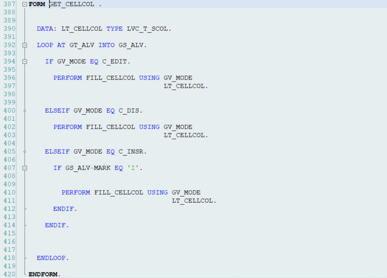 [SAP ABAP] CELL COLOR 정리 : 네이버 블로그