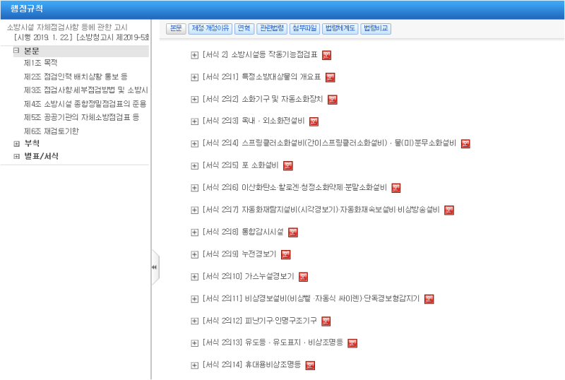 소방계획서 작동기능점검표 안전시설등 세부점검표 등을 재활용하시면 안 됩니다 네이버 블로그