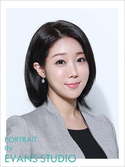 다섯분의아나운서프로필사진증명사진압구정사진관portrait In 에반스스튜디오 네이버 블로그