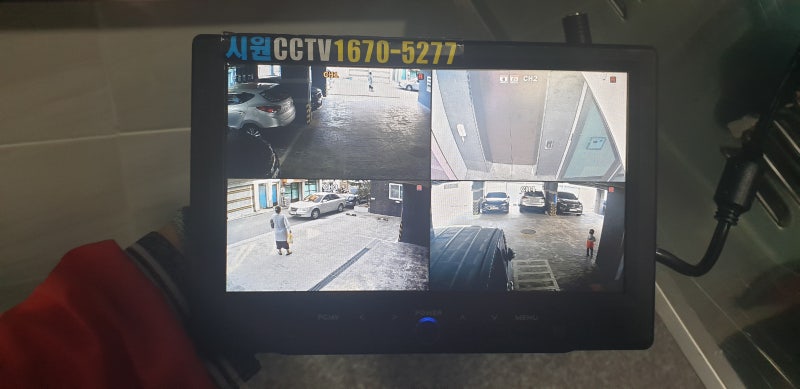 CCTV모니터AS 검정화면 INACUBE모니터 인아큐브 (주)인아IC-200MS85 빌라CCTV카메라추가설치 AH-0402L ...