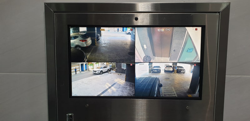 CCTV모니터AS 검정화면 INACUBE모니터 인아큐브 (주)인아IC-200MS85 빌라CCTV카메라추가설치 AH-0402L ...