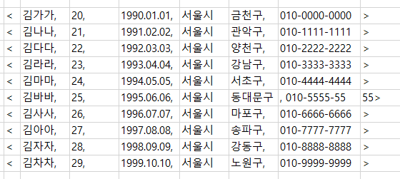 엑셀 함수 엑셀 텍스트 나누기함수를 이용해 셀에 데이터 나누기 네이버 블로그