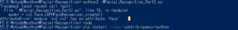 Python OpenCV AttributeError: module 'cv2.cv2' has no attribute 'face' : 네이버 블로그