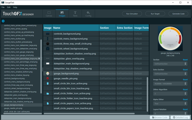 Gauge Widget - TouchGFX : 네이버 블로그