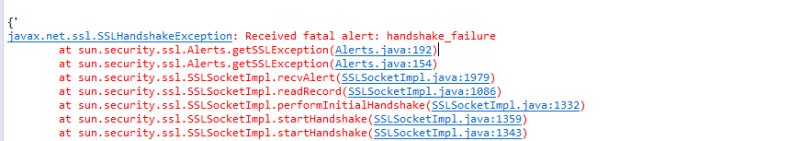 [Java]자바 API통신 시 SSLHandshakeException 에러 : 네이버 블로그