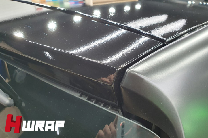 스마트포투랩핑 사틴블랙 전체랩핑 및 휠도색 hwrap 후기 : 네이버 블로그