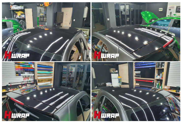 스마트포투랩핑 사틴블랙 전체랩핑 및 휠도색 hwrap 후기 : 네이버 블로그