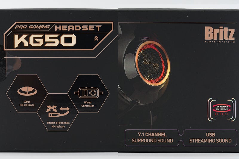 선명한 사운드가 돋보이는 브리츠 KG50 가상 7.1채널 게이밍 헤드셋 : 네이버 블로그