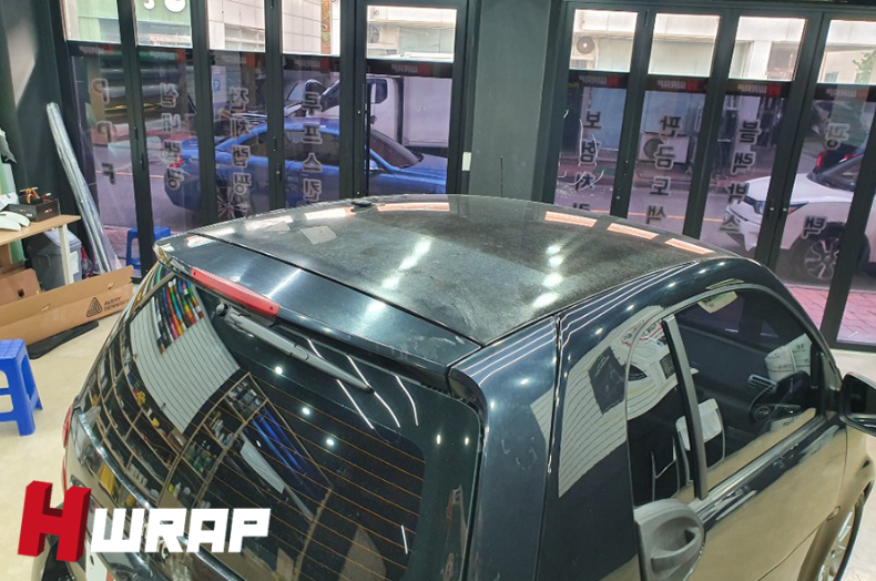 스마트포투랩핑 사틴블랙 전체랩핑 및 휠도색 hwrap 후기 : 네이버 블로그