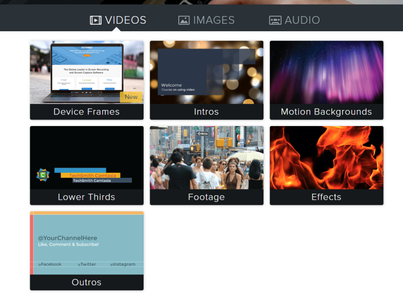 캠타시아(Camtasia) 녹화 프로그램 - 라이브러리 추가 및 적용 : 네이버 블로그