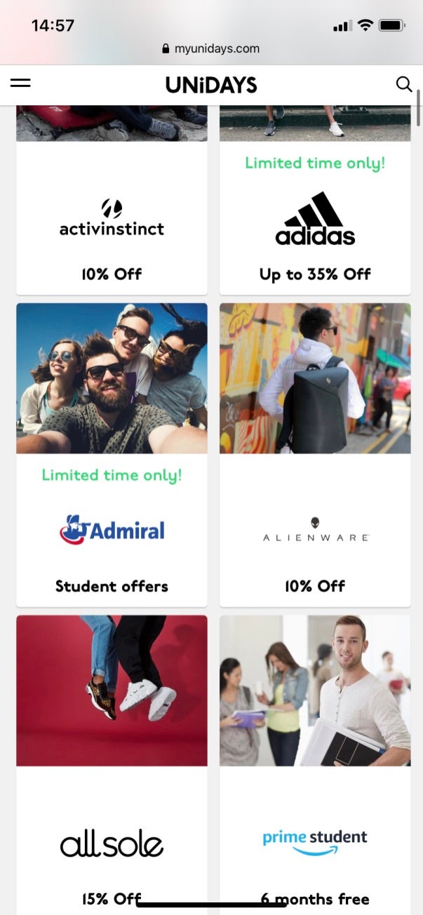 +42 Student discount (2) UNiDAYS / ASOS : 네이버 블로그